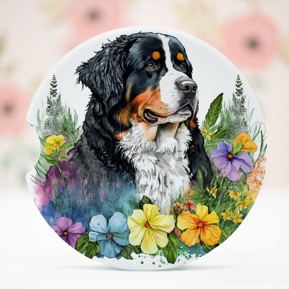 Other | Set Of 2 Handmade Neoprene Burmese Mountain Dog Car Coasters ...